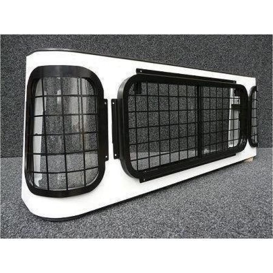 Truck cab single and double cab rear window grill set – LRD Track